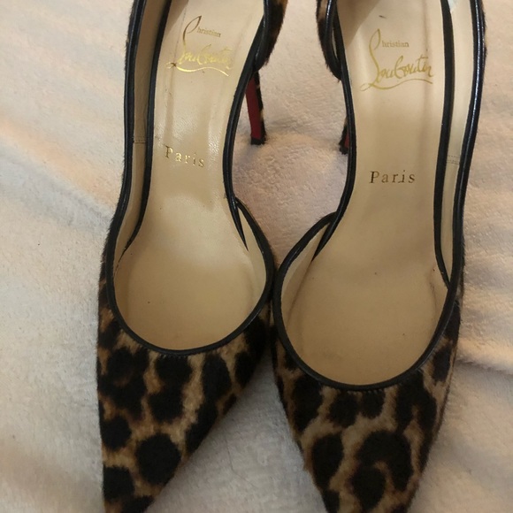 Christian Louboutin | Shoes | Christian Loubouin Red Bottoms Leopard ...